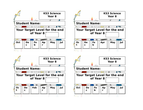 Student Book Target Covers | Teaching Resources