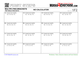 Expand and Simplify (Worksheets with Answers) | Teaching Resources