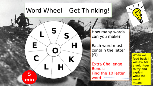 War Poetry KS3 | Teaching Resources