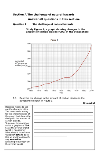GCSE Geography Paper 1 Section A Guide through. | Teaching Resources