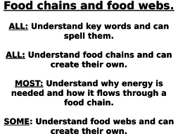 Food chains and food webs. Feeding relationships. Ecology. | Teaching ...