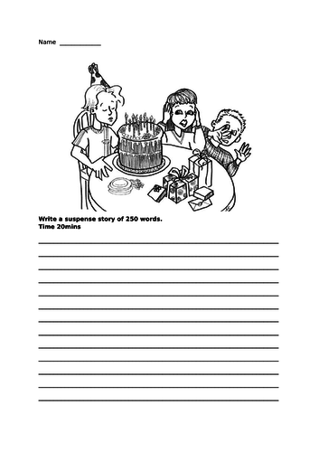 7 English creative writing story prompts - worksheets | Teaching Resources