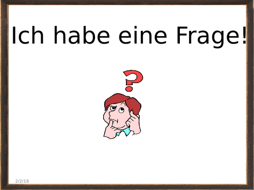 die fragen | Teaching Resources