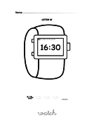Learning letter w for watch - Nursery and Reception students | Teaching ...