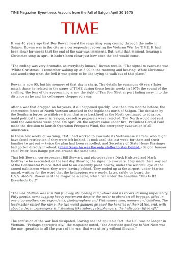 The Vietnam War- Fall of Saigon 1975 | Teaching Resources
