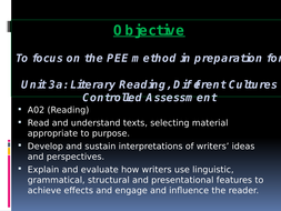 GCSE English - PEE writing bundle | Teaching Resources