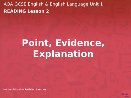 GCSE English - PEE writing bundle | Teaching Resources