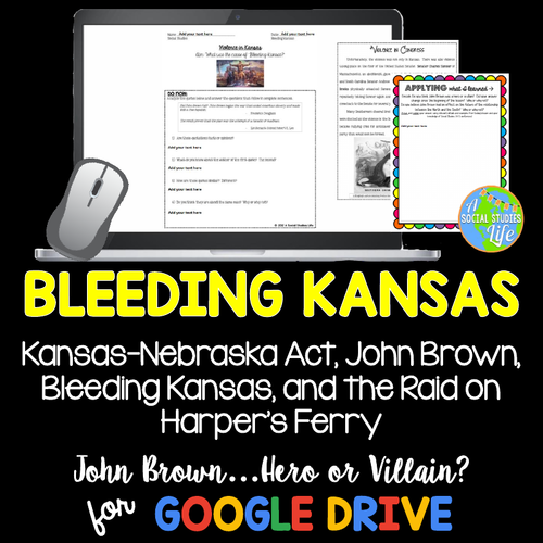 Bleeding Kansas, John Brown, Raid on Harpers Ferry | Teaching Resources