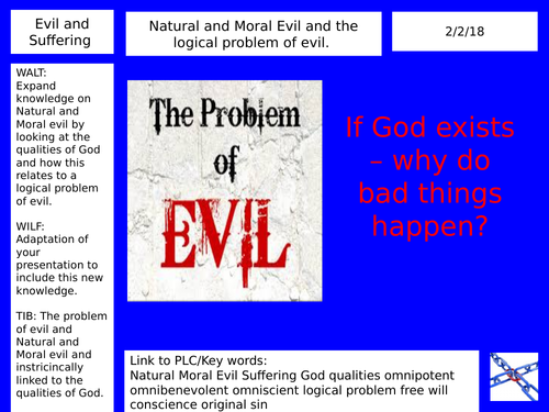 Logical Problem of Evil - Inconsistent Triad AQA A Level Philosophy and ...