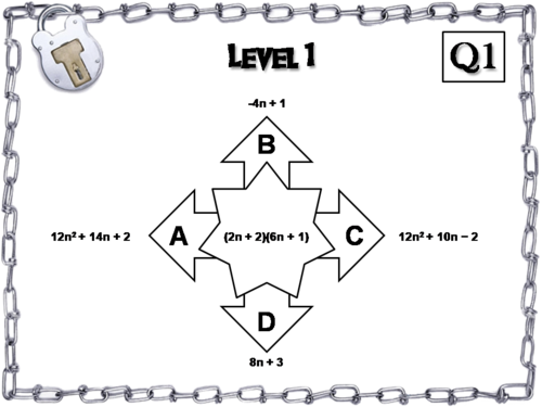 Multiplying and Dividing Polynomials Activity: Escape Room Math ...