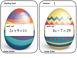 Mathematics Easter egg hunt | Teaching Resources