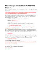 Edexcel Large Data Set Activity 2 | Teaching Resources