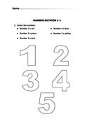 Numbers Dictation 1 to 10 for Nursery and Reception Students | Teaching ...