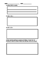 Year 4 Maths Assessment | Teaching Resources