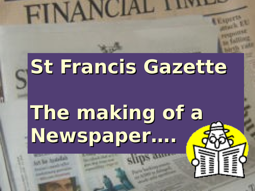 Newspaper Writing KS2 Powerpoint and Proforma | Teaching Resources