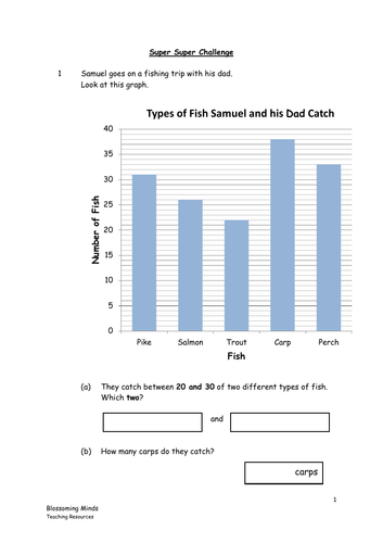 KS1 Year 2 Maths SATs Revision - Statistics, Graphs | Teaching Resources