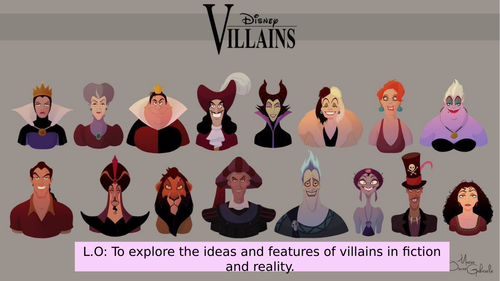 KS3 Villains in film | Teaching Resources