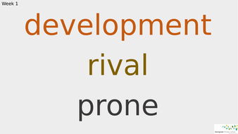 Year 2, 3, 4, 5, 6 ambitious vocabulary. Whole year overview, PPT and ...