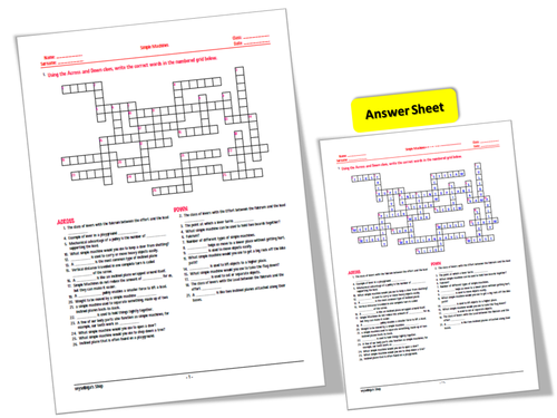 Simple MACHINES – PUZZLES + Answer Keys | Teaching Resources