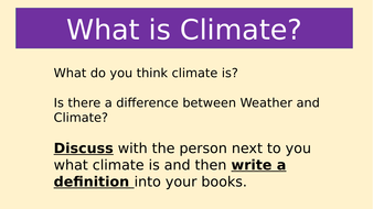 Climate characteristics - climate graphs | Teaching Resources