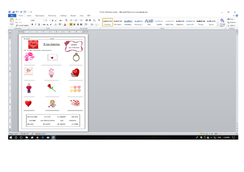 Buon San Valentino - Worksheets | Teaching Resources