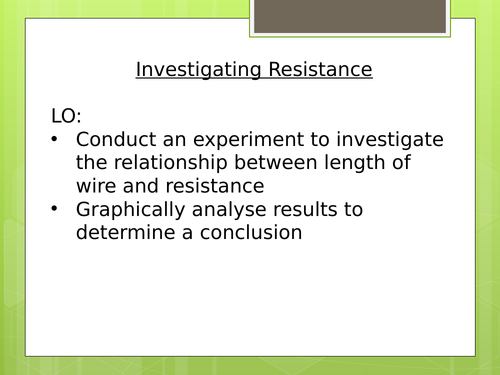 Electrical Circuits | Teaching Resources Electrical Circuits | Teaching Resources