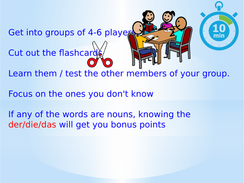 80 Useful Verbs in German Flashcards and Vocabulary tests | Teaching ...