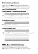 AQA GCSE 9-1 Flame Emission Spectroscopy | Teaching Resources