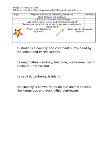 Australia 5 week unit plan | Teaching Resources
