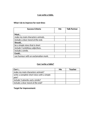 36 Writing Genre Checklists for KS1 and KS2 (Editable) | Teaching Resources