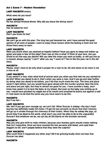 Macbeth - Act 1 Scene 3 | Teaching Resources