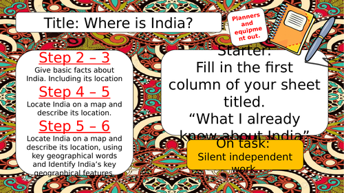 Part 1 India KS3 UOW | Teaching Resources