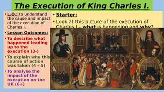 NEW OCR A: Personal Rule: Charles I Execution | Teaching Resources