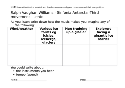 Winter Soundscape Music Resource Pack | Teaching Resources