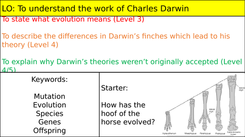 Charles Darwin and Evolution | Teaching Resources
