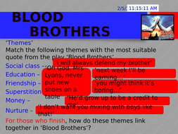 Blood Brothers | Teaching Resources