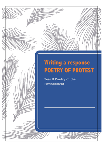Poetry of Protest - Midnight Oil | Teaching Resources