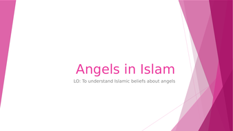 Angels in Islam | Teaching Resources