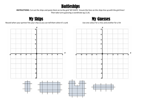 Battleships - improved compared to older resources! | Teaching Resources
