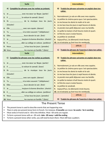 Ma routine | Teaching Resources