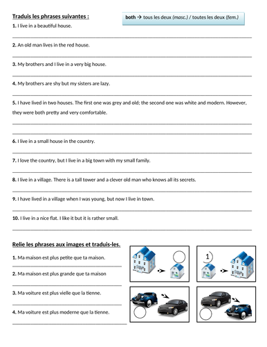 Ma maison | Teaching Resources