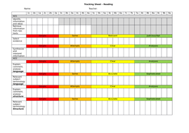 Medium Term Planning Template and Tracking Grid | Teaching Resources