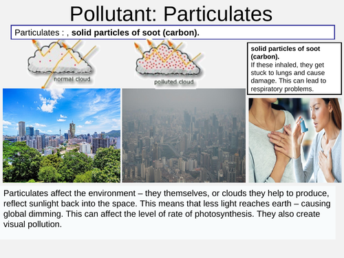 GCSE 9-1 Air pollution | Teaching Resources