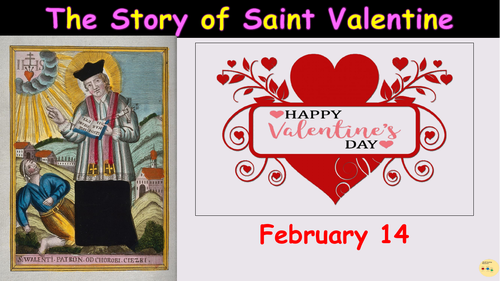 St Valentine Assembly Lesson Presentation Worksheets Word Searches KS1 ...