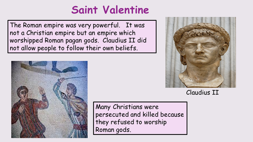 St Valentine Assembly Lesson Presentation Worksheets Word Searches KS1 ...