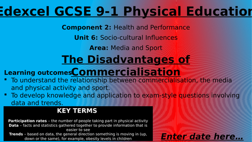 Edexcel 9-1 GCSE Physical Education - Component 2 - Topic 3 | Teaching ...