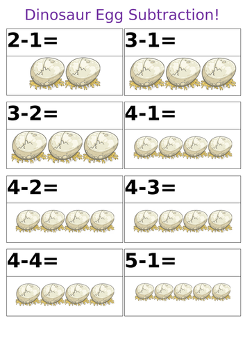 Dinosaur Measuring, Subtraction and Graphing Series of 5 Lessons ...