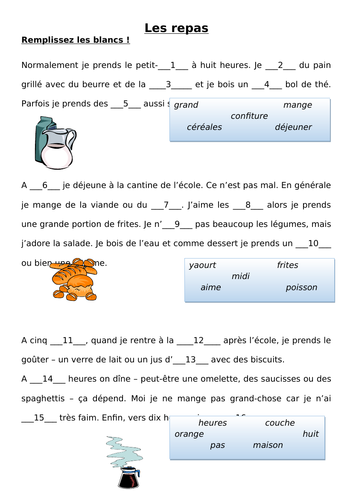 La nourriture | Teaching Resources