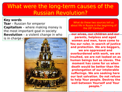Russian Revolution Lesson 2 - Long-term Causes of the Revolution ...