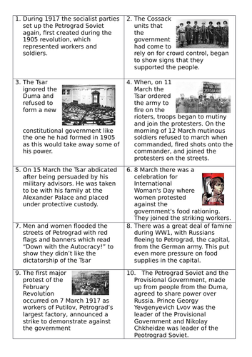 Russian Revolution Lesson 3 - The February Revolution | Teaching Resources
